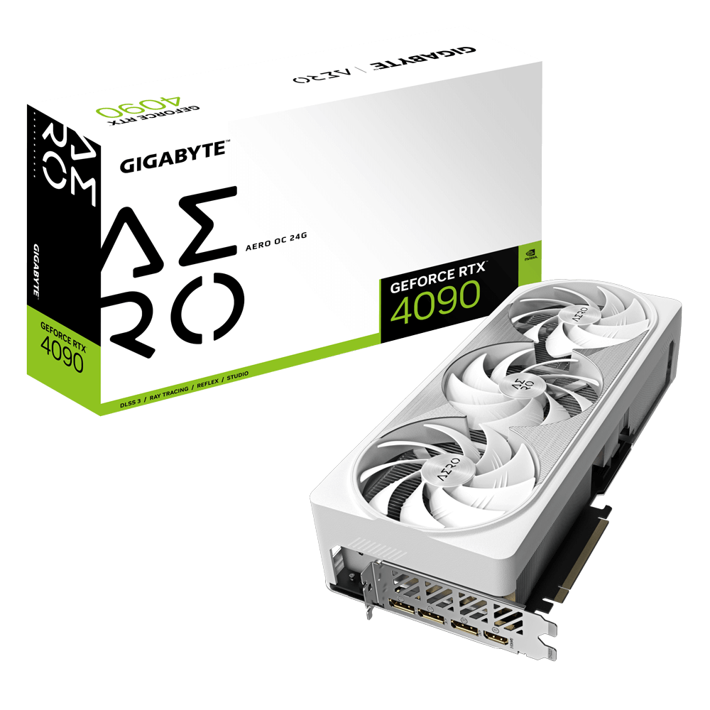 Видеокарта RTX4090 24Gb GIGABYTE AERO OC GV-N4090AERO OC-24GD